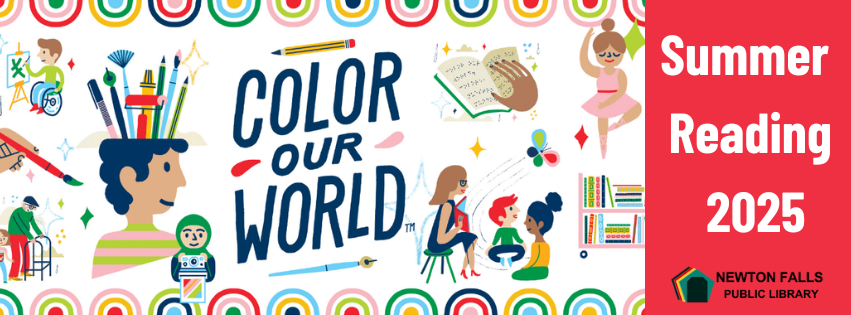 Summer Reading 2025: Color Our World | Newton Falls Public Library